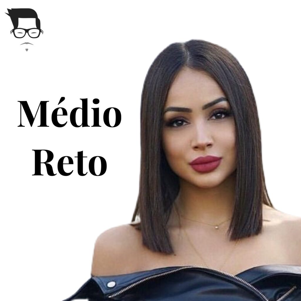 Corte de cabelo feminino médio reto - Kioshi Sako Especialista em cortes