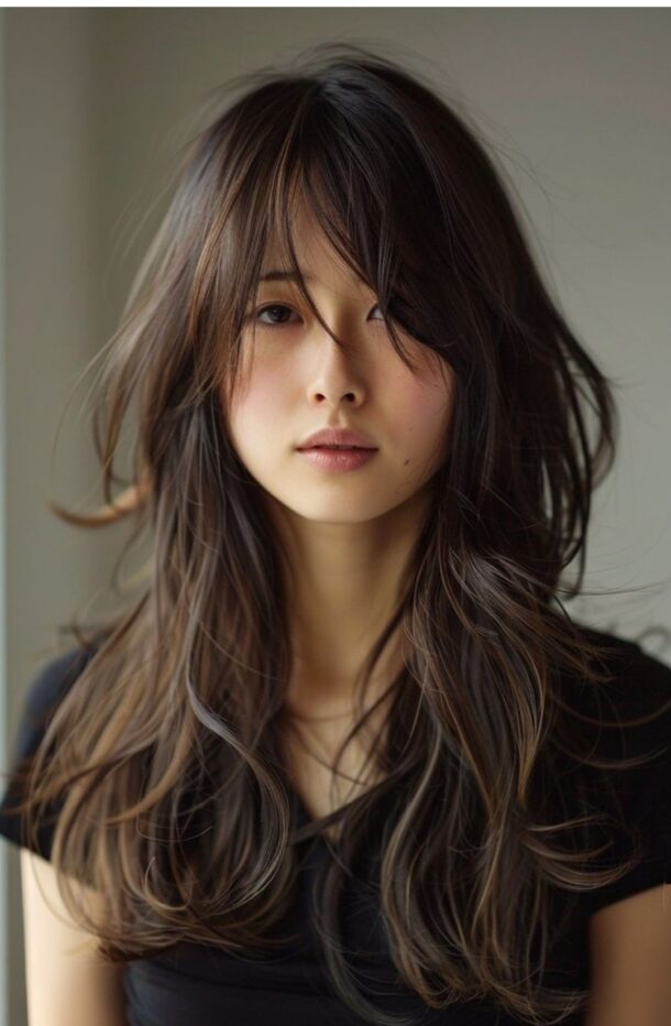 Corte de Cabelo Longo com Franja: As Melhores Ideias para Mudar o ...