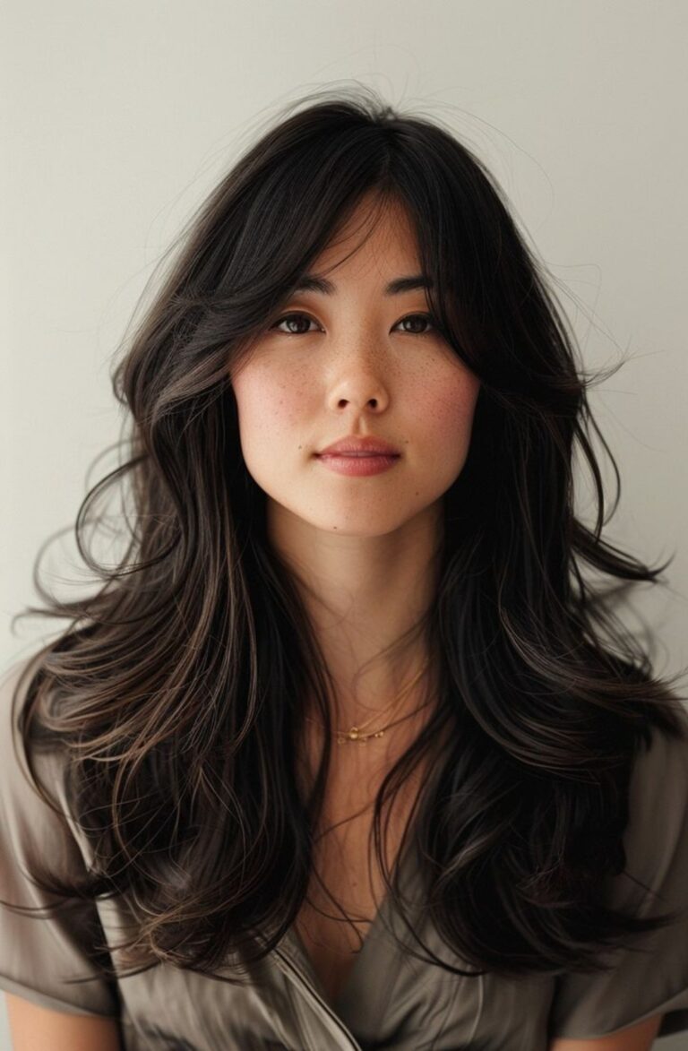 Corte de Cabelo Longo com Franja: As Melhores Ideias para Mudar o Visual com Estilo! - Kioshi Sako