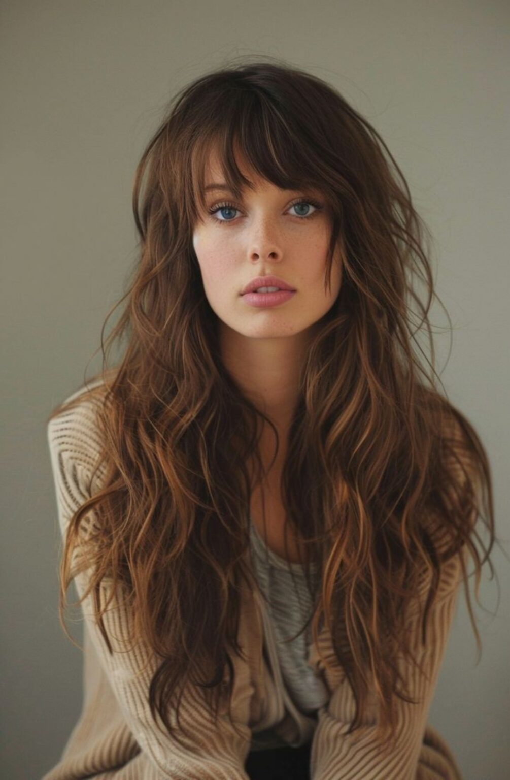 Corte de Cabelo Longo com Franja: As Melhores Ideias para Mudar o ...