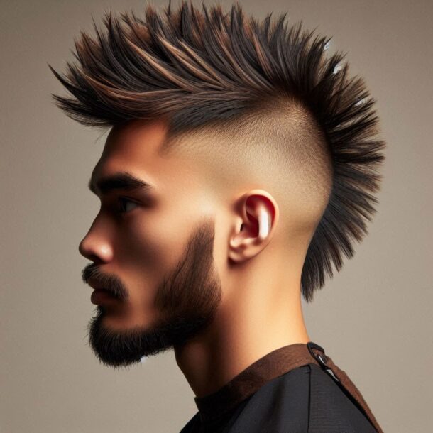 cabelo-masculino-moicano-undercut - Kioshi Sako