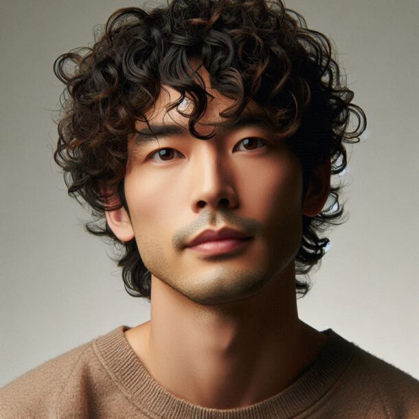 Os melhores corte de cabelo masculino ondulado - Kioshi Sako