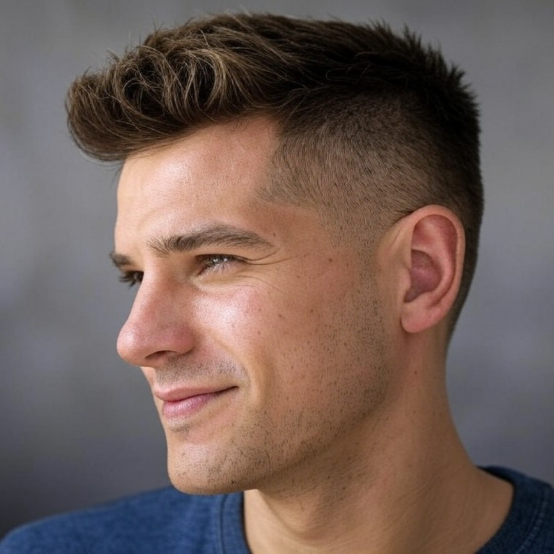 Estilo de corte de cabelo masculino curto fade curto (10) - Kioshi Sako