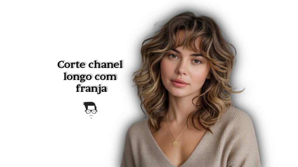 Descubra a Elegância do Corte Chanel Longo com Franja: Tendência de ...